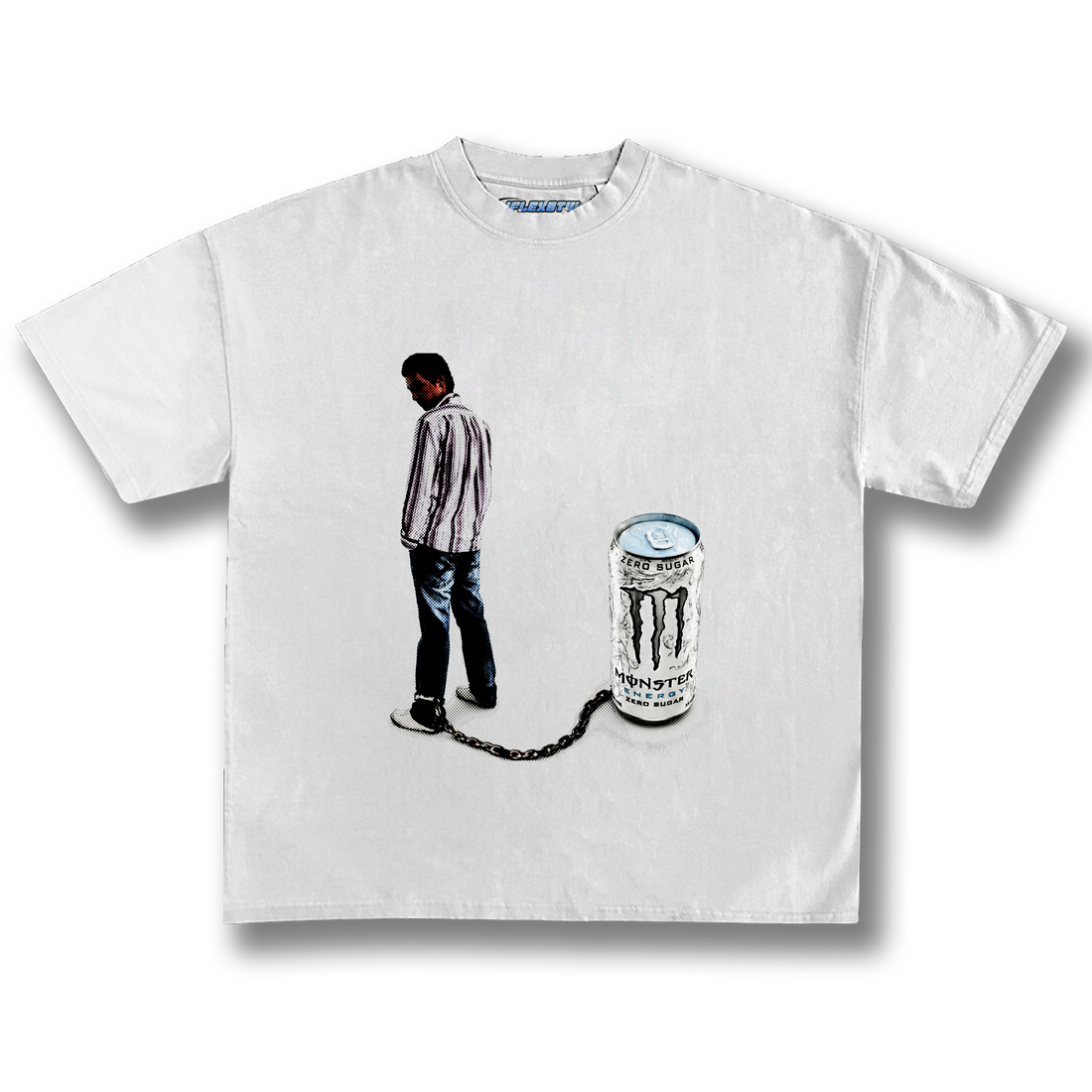 WHITE MONSTER TEE – IFLEXBTW